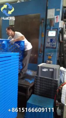 China Cheap black shipping plastic pallet Manufacturer for export light duty nestable plastic pallet for sale