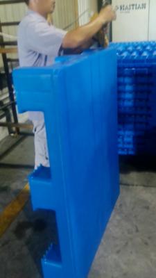 China Lowest cost distribution 9 feet nestable industrial pallets light duty nestable plastic pallet for sale