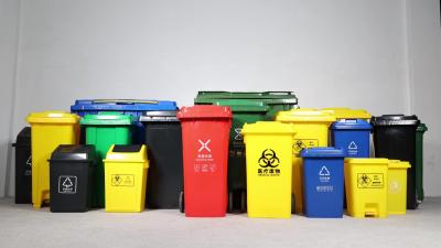 China Eco-Friendly 80L Plastic Container Round Waste bin for sale