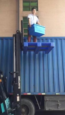 China plastic box heavy duty turnover box warehouse  moving box for sale
