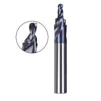 China Wxsoon Solid Tungsten Carbide Step Drill Bit for Stainless Steel - 3.4mm to 14.25mm Flute Diameter Range for sale