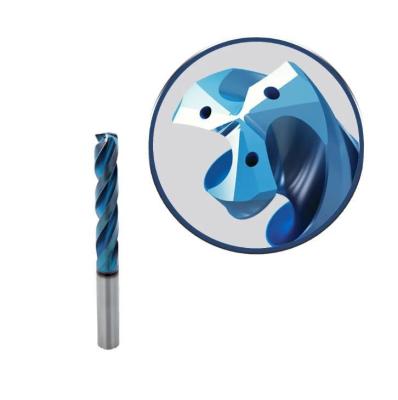 China Wxsoon Precision Internal Coolant 3 Flutes Tungsten Carbide Drill Bit 2.0-20.00mm Flute Diameter for CNC Machining for sale