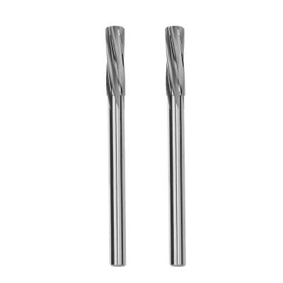 China Spiral Solid Cemented Carbide Reamers for Aluminum - 3-20mm Flute Diameter with 4-6 Flutes for sale