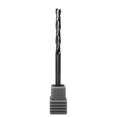 China Wxsoon 4mm 2 Flutes 30° Helix Long Solid Carbide End Mill - 30mm Flute Length, 75mm Total Length for sale
