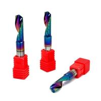 China WXSOON Single Flute Tungsten Carbide End Mill for Aluminum with DLC Coating - 1.0-12.0mm Diameter Range for sale