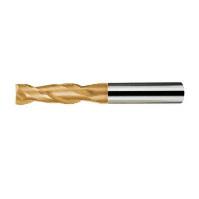 China Wxsoon 2-Flute Spiral Flat Tungsten Carbide Square End Mill 1-20mm Diameter 50-150mm Length for sale