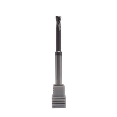 China 55HRC 5mm Tungsten Carbide End Mill for Stainless Steel - 2 Flutes, 80mm Total Length for sale