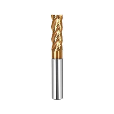 China Tungsten Carbide 38 Degree Helix 4 Flute Flat Endmill for Steel 1-20mm for sale