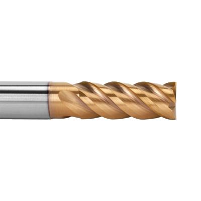 China HRC65 45 Spiral Angle Tungsten Carbide Milling Cutter 1-12mm Flute Diameter High Wear Resistant for sale