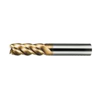 China WXSOON HRC65 4-Flute Corner Radius Bull Nose Endmill 2-12mm for Titanium Alloy CNC Machining for sale