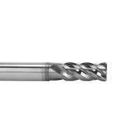 China 40° Spiral Angle Tungsten Carbide Corner Radius End Mills 1-12mm Flute Diameter for Heavy Metal Cutting for sale