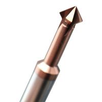 China WXSOON Customized Tungsten Carbide Double Side Chamfer Endmills 2.9-11.9mm for Steel Machining for sale