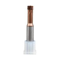 China Solid Carbide 3 Tooth Thread Milling Cutters for Steel and Aluminum - M1.0 to M20 Size Range for sale