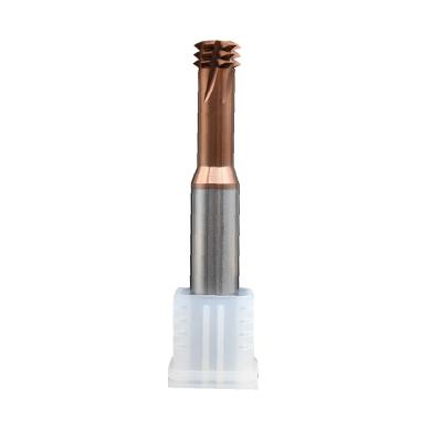 China Solid Carbide 3 Tooth Thread Milling Cutters for Steel and Aluminum - M1.0 to M20 Size Range for sale
