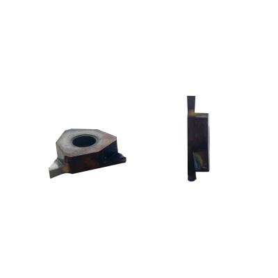 China GBA43R200 PCD Grooving Inserts for Stainless Steel - 4.76mm Width, 0.2mm Radius for sale