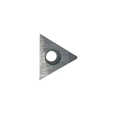 China Triangular TCMT110204 Single Tip Brazed CBN Inserts for Steel Turning - Uncoated Wear-Resistant Cutting Tools for sale