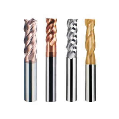China Wxsoon HRC60 4 Flute Solid Carbide End Mill 1-20mm for Steel CNC Milling for sale
