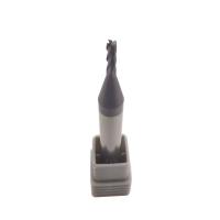 China 65HRC 4 Flute 2mm Tungsten Carbide Endmill for Hard Steel Machining 6mm Shank for sale