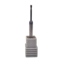 China 2 Flute 1.8mm Solid Carbide Endmill for Hard Metal 55HRC for sale