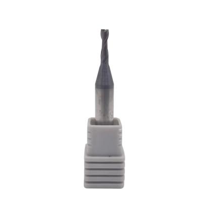 China 65HRC 2 Flute 2.5mm Solid Carbide Endmills for Hardness Steel for sale