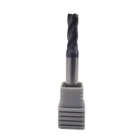 China 65HRC 5mm 4 Flute Carbide End Mill for Stainless Steel Machining for sale