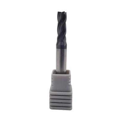 China 65HRC 5mm 4 Flute Carbide End Mill for Stainless Steel Machining for sale