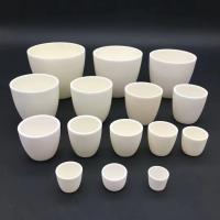 China High Temperature Alumina Ceramic Crucible Boat 95% Al2O3 1400C for Gold Melting for sale