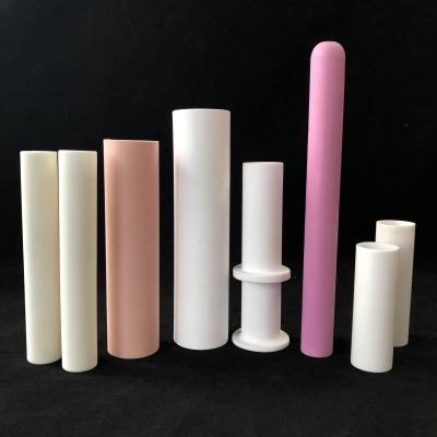 China 95% Alumina Ceramic Protection Tube High Temperature Resistance 1400C Al2O3 Tube Rod for sale