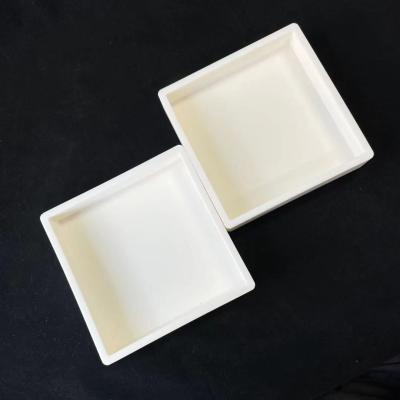 China 99% Alumina Refractory Ceramic Sagger for Kiln Furniture 1500C Max Working Temperature for sale