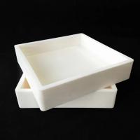 China Corundum Mullite Ceramic Sagger for Powder Battery 1800C High Temperature Resistance for sale