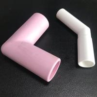 China 95% Alumina Ceramic Tube Al2O3 White Insulator 1400C High Hardness for sale