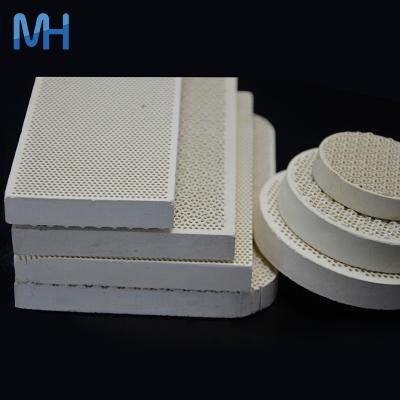 China Cordierite Honeycomb Ceramic Plate 2.6 g/cm3 Density 1400°C Max Temperature Burner Plate for sale