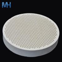 China Cordierite Honeycomb Ceramic Plate 2.6 g/cm3 Density 1400°C Max Temperature Burner Plate for sale
