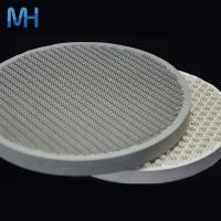 China Cordierite Honeycomb Ceramic Plate 2.6 g/cm3 Density 1400°C Max Temperature Burner Plate for sale