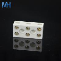 China Structural Steatite Ceramic 800C Wire Terminal Block Custom Ceramic Parts for sale