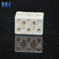 China Structural Steatite Ceramic 800C Wire Terminal Block Custom Ceramic Parts for sale