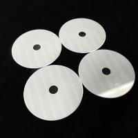 China Round Zirconia Ceramic Blade 5.9g/cm3 Density 1400 Deg High Strength Wear Resistant Razor Blade for sale