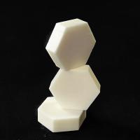 China 99% Alumina Oxide Ceramic Plate Insulating Hexagon Bulletproof Sheet 3.8 g/cm³ 1600°C for sale