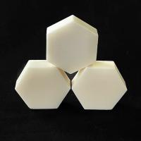 China 99% Alumina Oxide Ceramic Plate Insulating Hexagon Bulletproof Sheet 3.8 g/cm³ 1600°C for sale