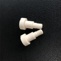 China 99% Alumina Oxide Ceramic Screw Heat Resistant 1600C High Purity Alumina Screws for sale