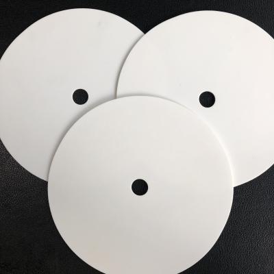 China 95% Alumina Ceramic Plate Laser Cutting Wear Resistant Substrate 10.7 Gpa Hardness 3.6 g/cm3 Density for sale