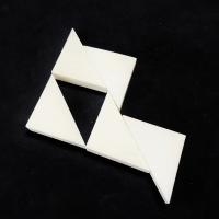 China 99% Alumina Ceramic Plate 10.7Gpa Hardness Industrial Insulating Machining Parts for sale
