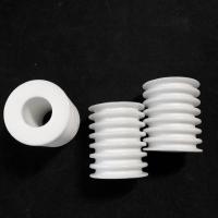 China Screwed Alumina Ceramic Tube 95% Al2O3 Customized Insulator for High Temperature 1400C for sale