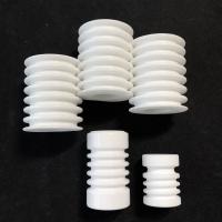 China Screwed Alumina Ceramic Tube 95% Al2O3 Customized Insulator for High Temperature 1400C for sale