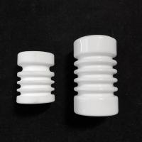 China Screwed Alumina Ceramic Tube 95% Al2O3 Customized Insulator for High Temperature 1400C for sale