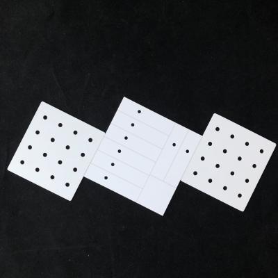 China Laser Cutting 96% Alumina Ceramic Plate White Abrasion Resistant Sheet 3.6 g/cm³ for sale