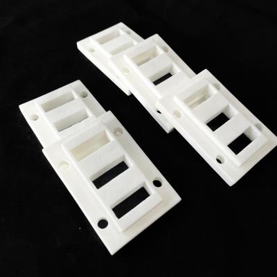 China 95% Alumina Ceramic Components High Temperature Resistance Custom Parts 1400C for sale