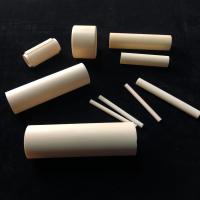 China 99% Alumina Ceramic Tube Light Yellow Thermocouple Protection Tube Insulating 1600C for sale
