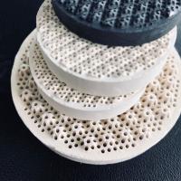 China 1300℃ Refractory Ceramics Honeycomb Ceramic Tile Infrared Burning Panels for sale