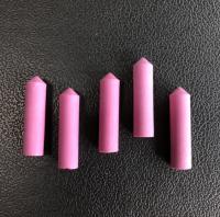 China 95% Alumina Ceramic Rod 3.6 g/cm³ Pink Al2O3 Aluminum Oxide High Density for sale